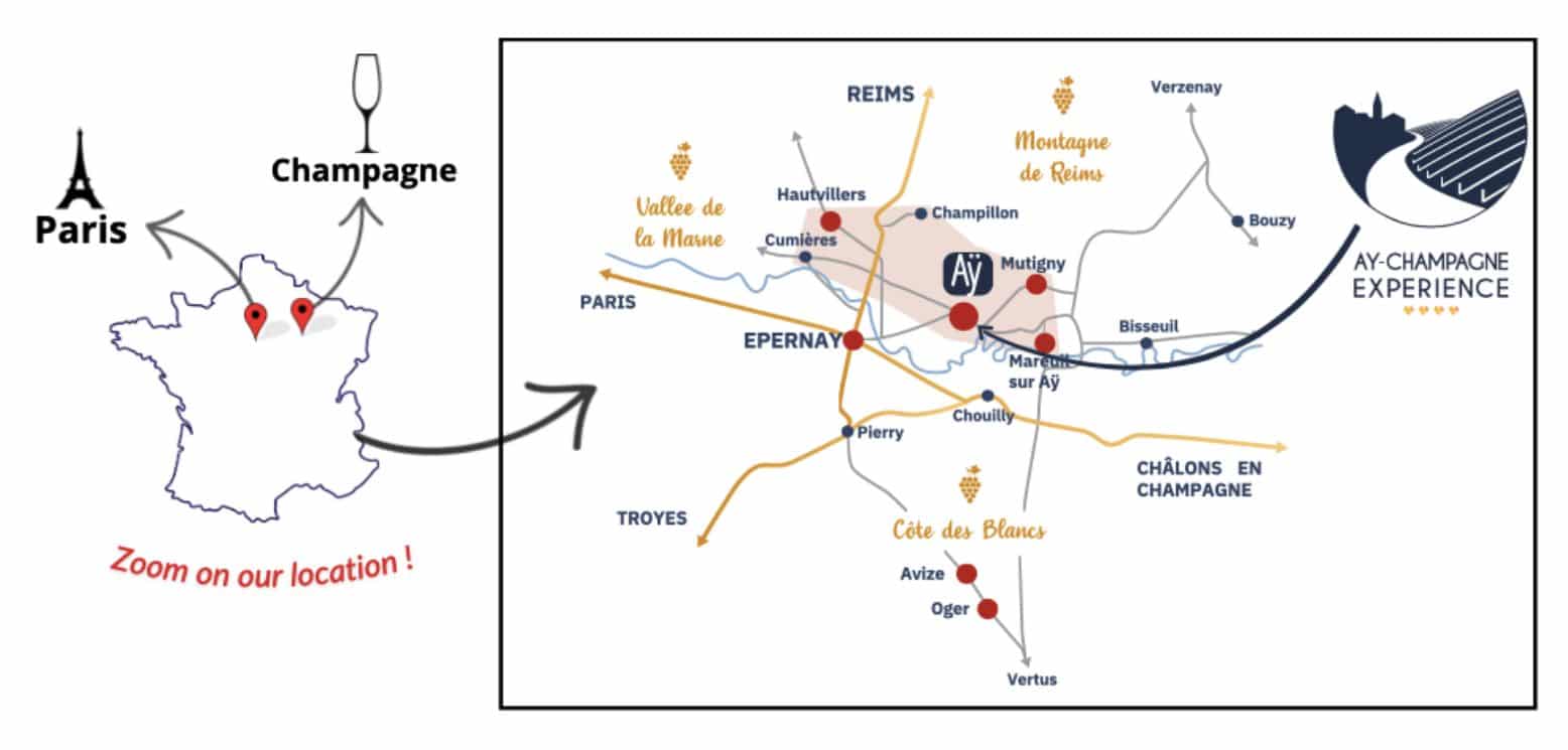 Découvrez la Champagne depuis Paris, Reims et Epernay