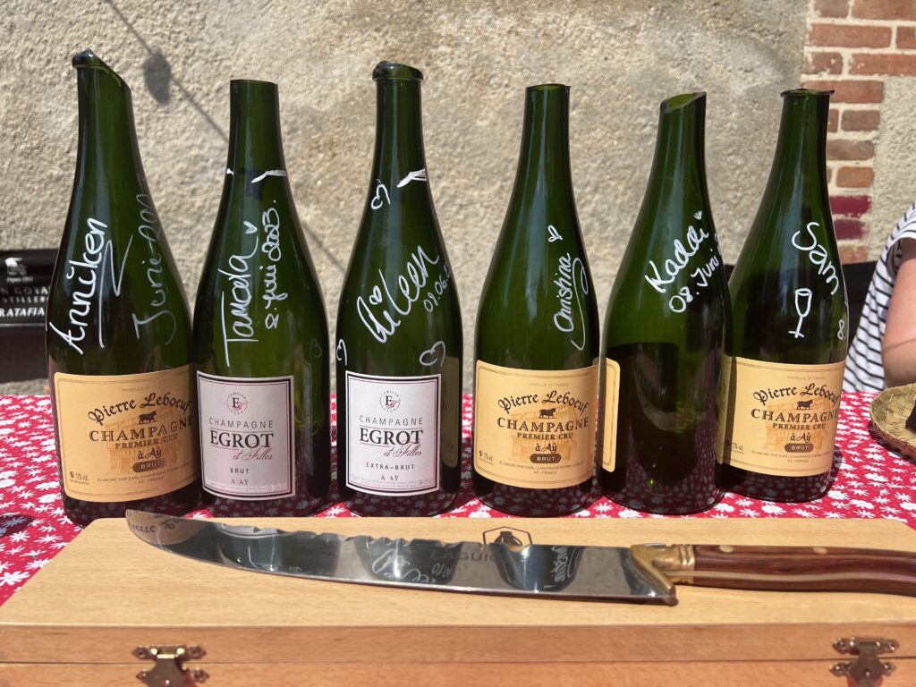 Private Sabrage Experience and Champagne tastings